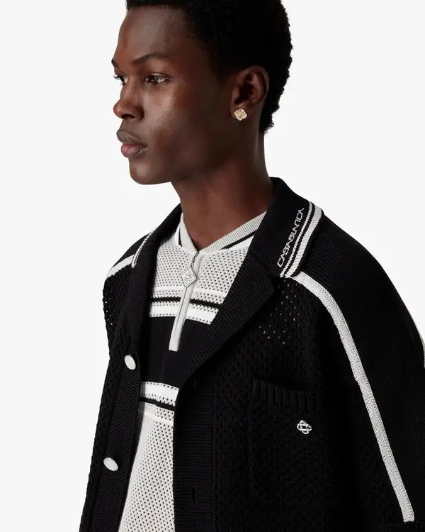 Casablanca Short Sleeve Mesh Shirt