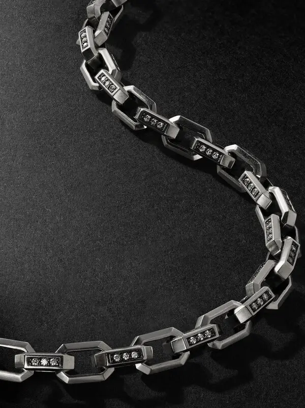David Yurman Streamline® Sterling Diamond Chain Necklace