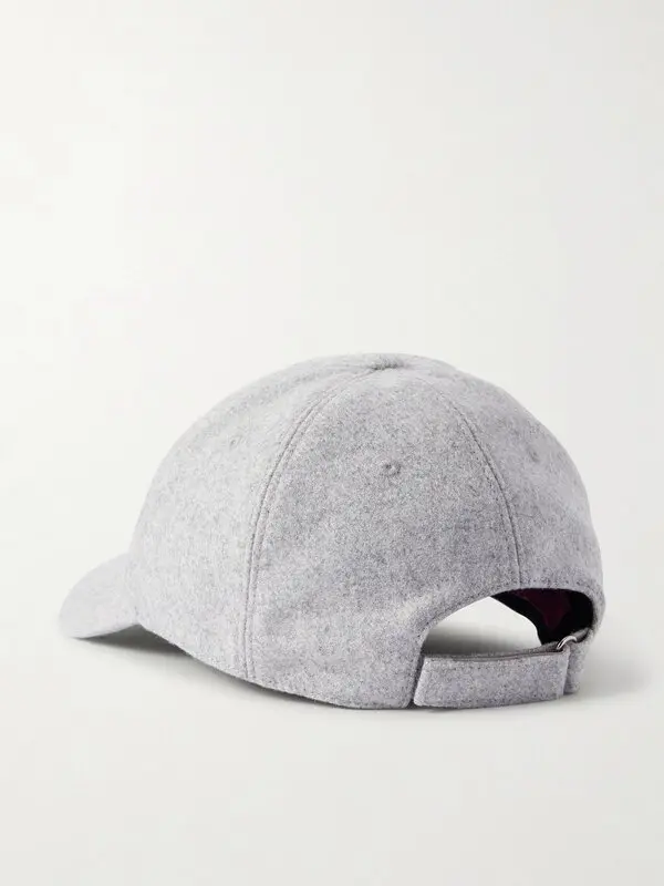 THE ELDER STATESMAN Wool And Cashmere-blend Baseball Cap
