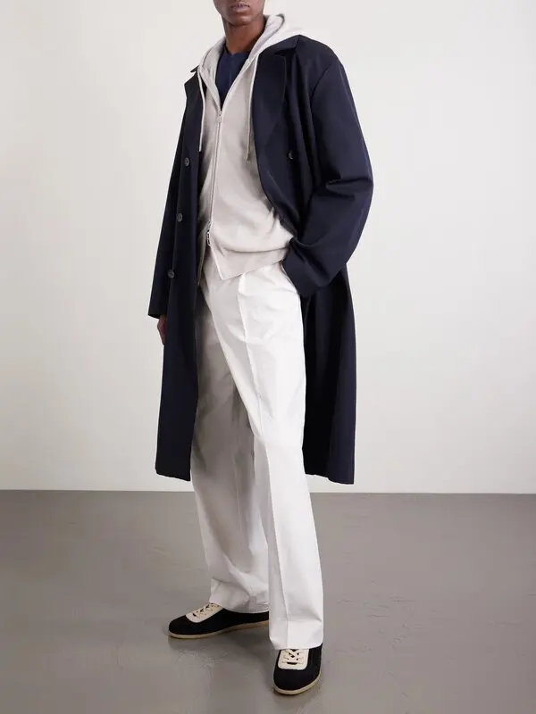 Eleventy Cashmere Zip-up Hoodie - Neutrals