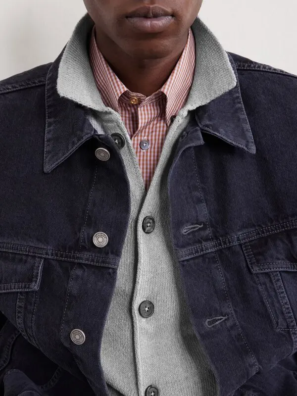 Eleventy Cotton And Silk-blend Cardigan