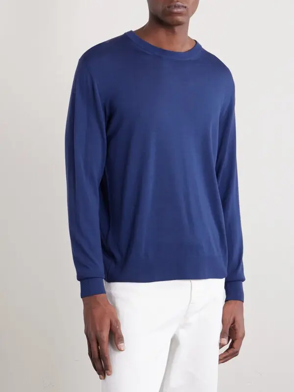 Eleventy Wool Crewneck Sweater