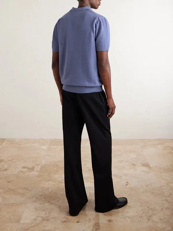 Canali Cotton-piqué Polo Shirt
