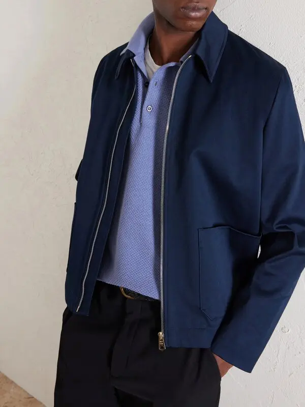 Canali Cotton-piqué Polo Shirt