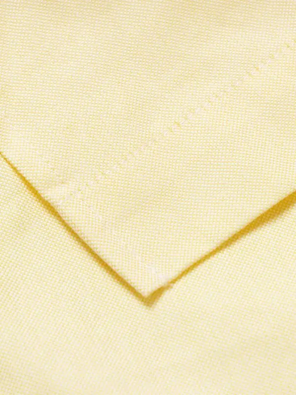 Portuguese Flannel Belavista Button-down Collar Cotton Shirt - Yellow