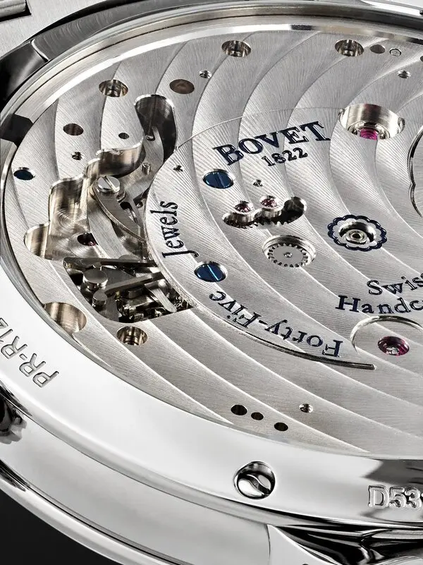 BOVET Récital 12 Hand-wound Titanium Watch - Blue