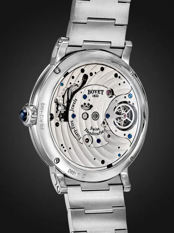 BOVET Récital 12 Hand-wound Titanium Watch - Blue