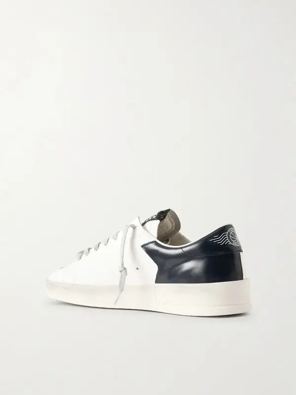 GOLDEN GOOSE Stardan Leather Sneakers - White