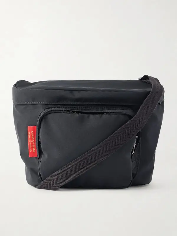 A KIND OF GUISE Nanamica Shell Messenger Bag - Black