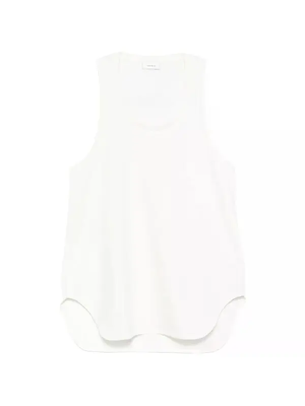 Wardrobe.NYC Oversized Tank Top - Neutrals