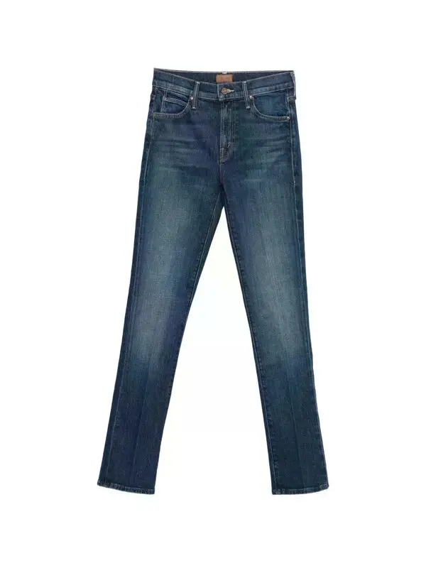 MOTHER The Rascal Skimp Straight-leg Jeans - Blue