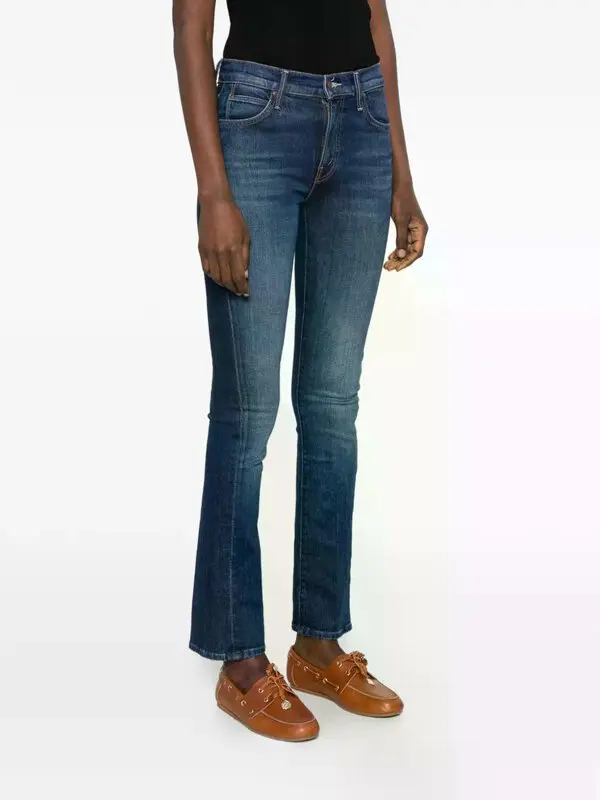 MOTHER The Rascal Skimp Straight-leg Jeans - Blue