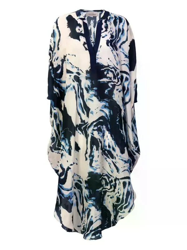 Silvia Tcherassi Elea Abstract-print Midi Dress