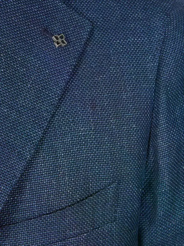 Tagliatore Single-breasted Blazer - Blue