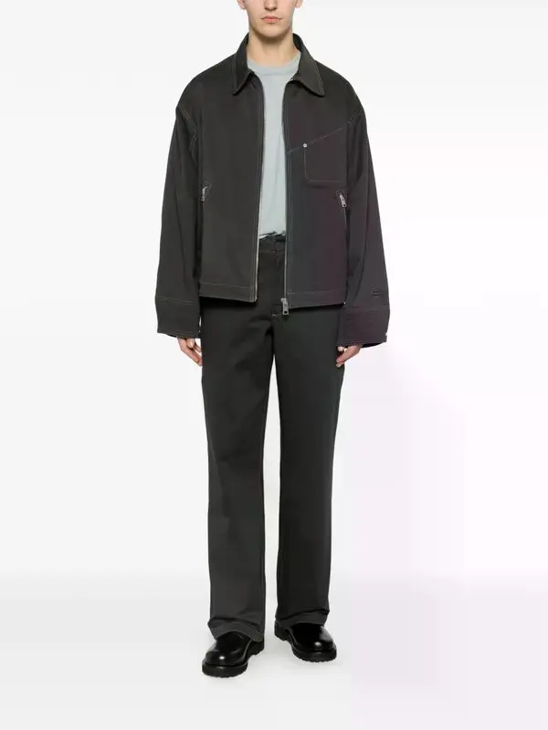 Études Studio Zipped Boxy Jacket - Grey