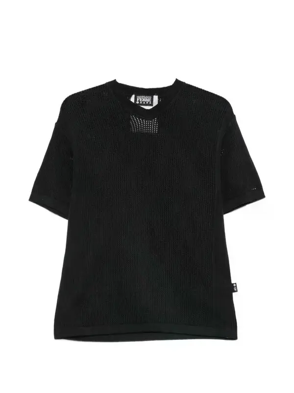 Gianfranco Ferre 1990s Perforated T-shirt