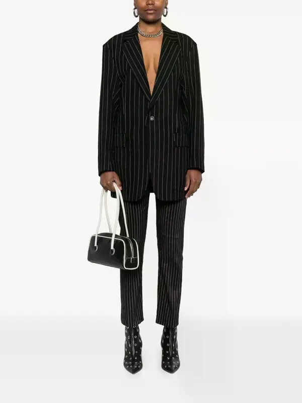 R13 Buttoned Pinstripe Blazer