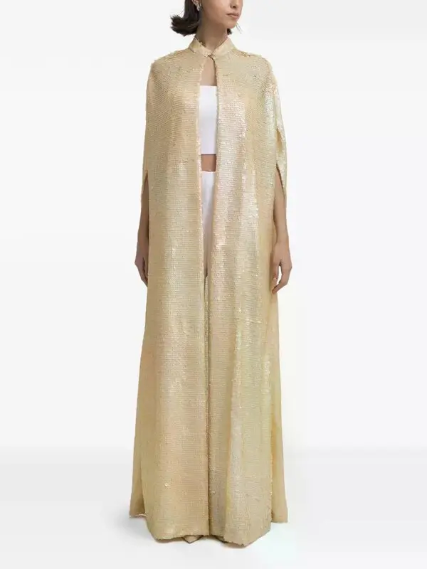 GEMY MAALOUF Sequined Open Kaftan