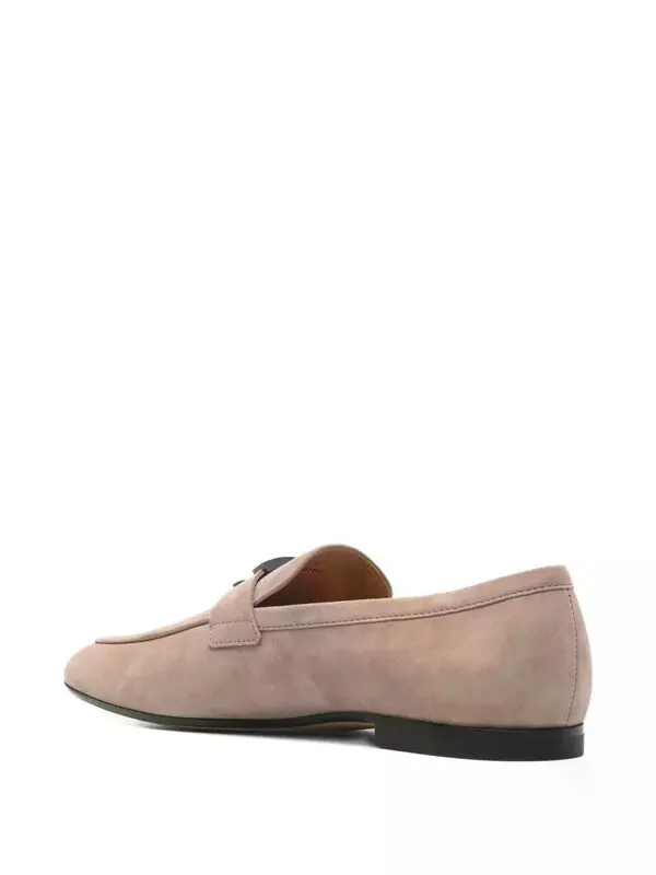 TOD'S Logo-plaque Loafers - Neutrals