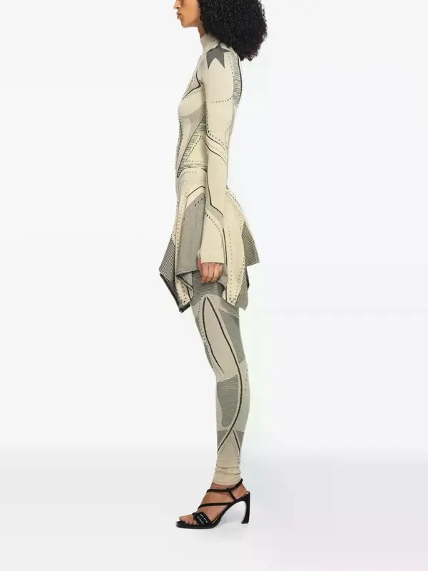 Off-White Studded Seamless Race Leggings
