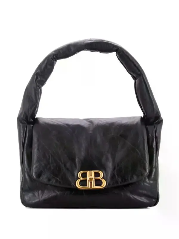 Balenciaga Monaco Large Padded Leather Shoulder Bag