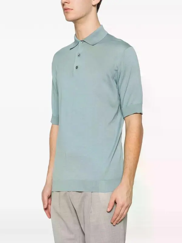 LARDINI Buttoned Polo Shirt