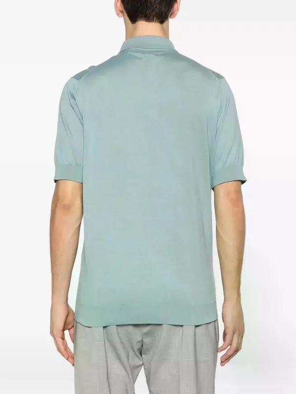 LARDINI Buttoned Polo Shirt