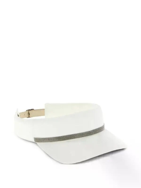 Brunello Cucinelli Visor With Monile Detail