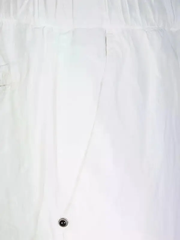 WHITE SAND Belted Trousers