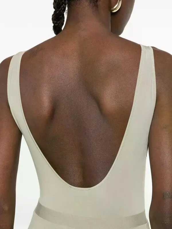 Wardrobe.NYC V-neck Bodysuit - Neutrals
