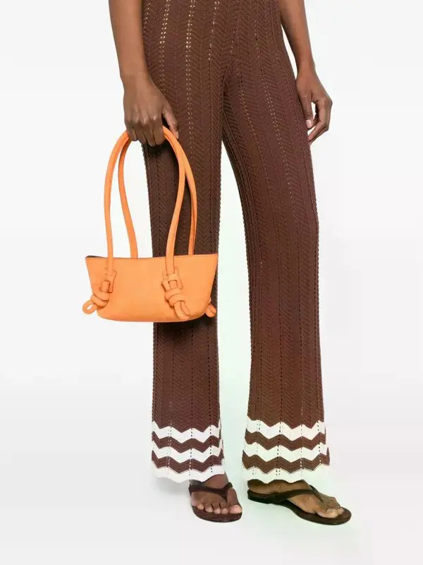 Hereu Mini Fleca Knot-detail Shoulder Bag - Orange
