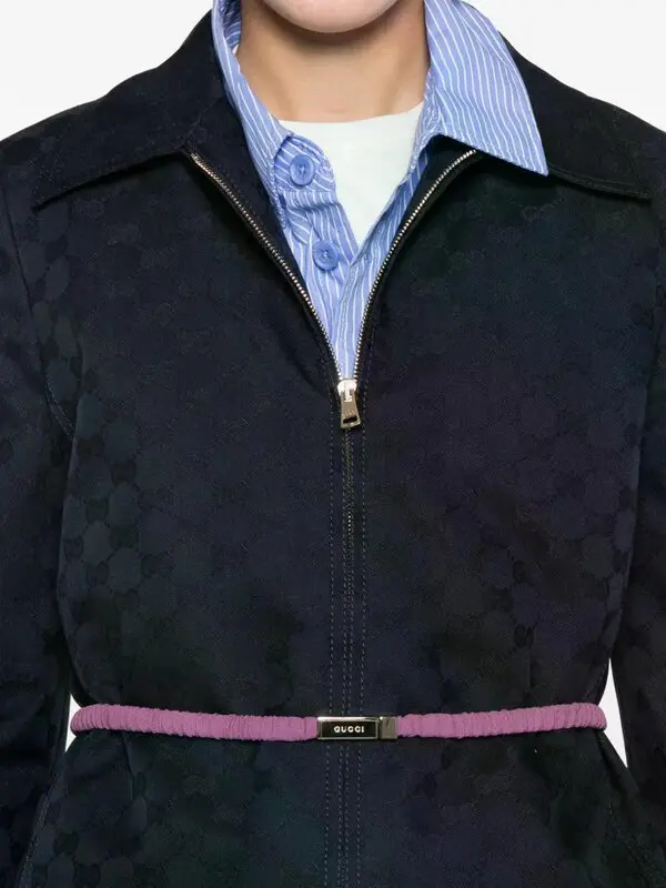 Gucci Logo-pattern Zip Jacket