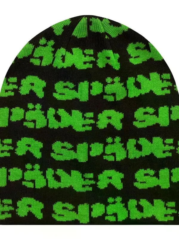 SP5DER Logo Skully Beanie