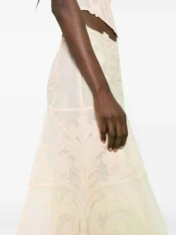 Zimmermann Floral-pattern Midi Skirt