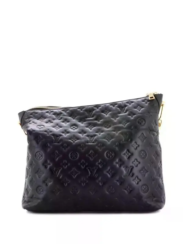 LOUIS VUITTON Coussin Monogram Embossed Lambskin Mm Hobo Bag