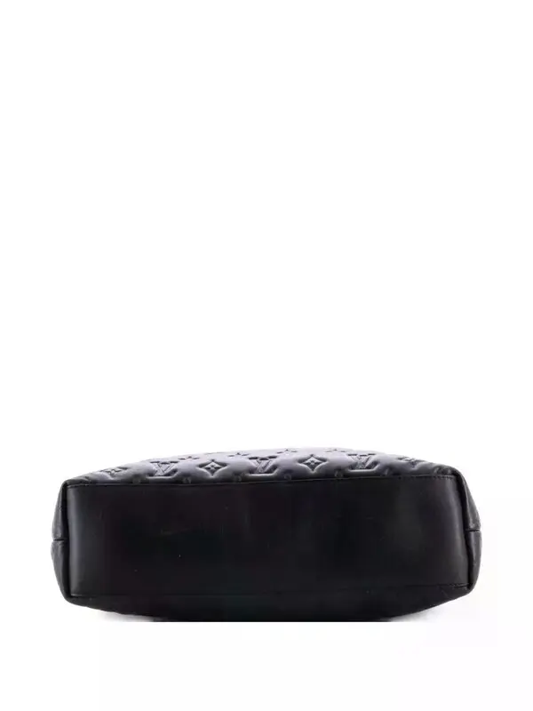 LOUIS VUITTON Coussin Monogram Embossed Lambskin Mm Hobo Bag