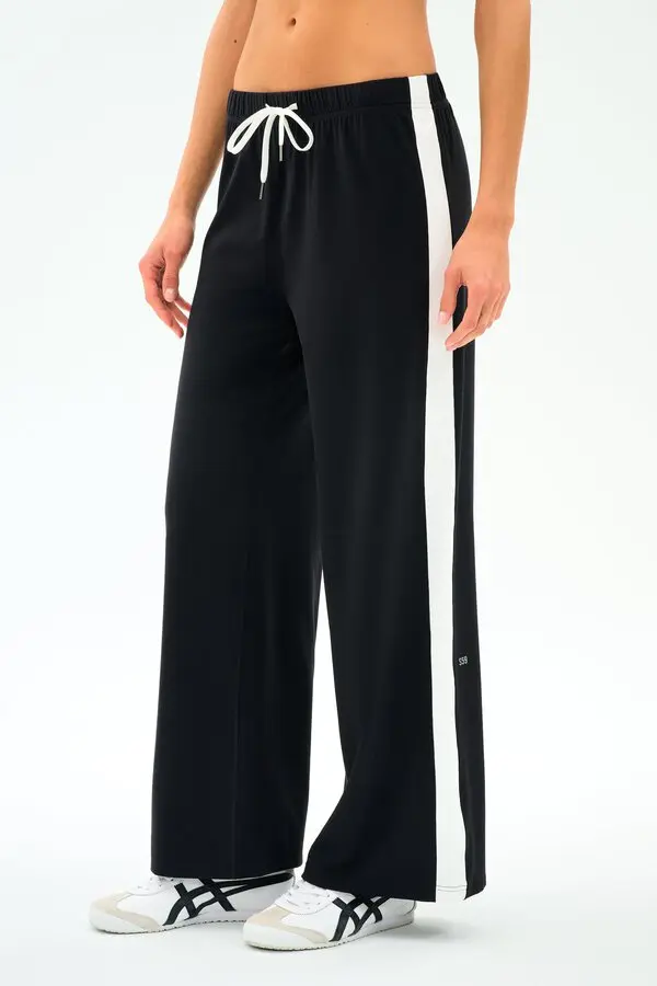 Splits59 Willow Airweight Wide Leg Pant - Black/white