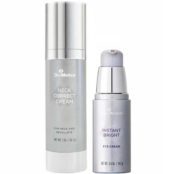Skinmedica Neck Correct Cream & Instant Bright Eye Cream Duo - One-color