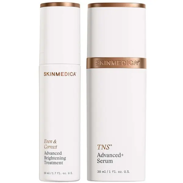 Skinmedica Tns Advanced+ Serum And Even & Correct Advanced Brightening Treatment Duo - One-color