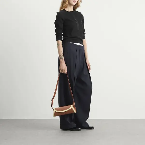 JIL SANDER Cannolo Shoulder Bag