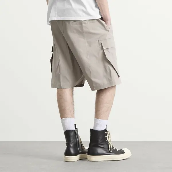 Rick Owens Cargobela Shorts - Pearl