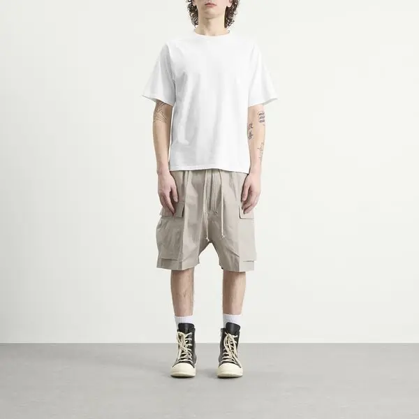 Rick Owens Cargobela Shorts - Pearl