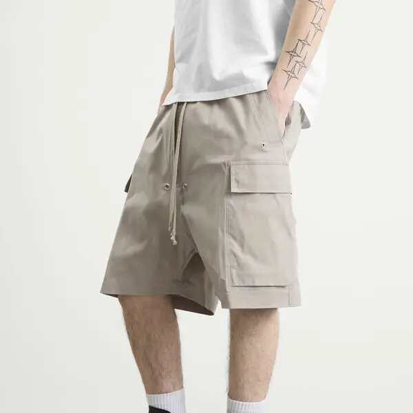 Rick Owens Cargobela Shorts - Pearl