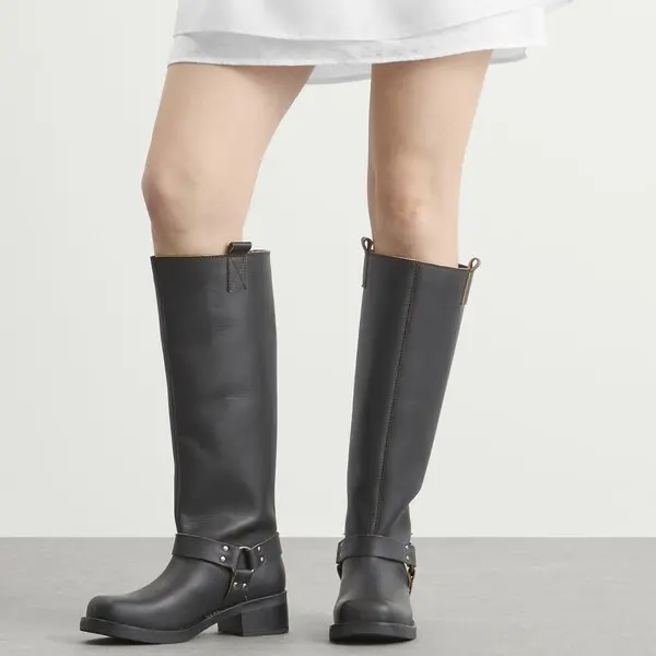 SAMSØE SAMSØE Sabrenta Knee-high Buckled Boots