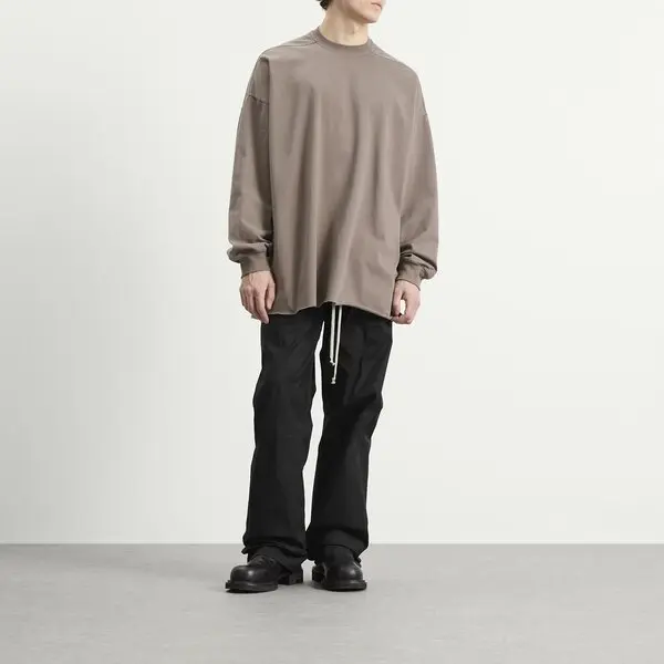 Rick Owens Long Sleeve Tommy T T-shirt - Dust