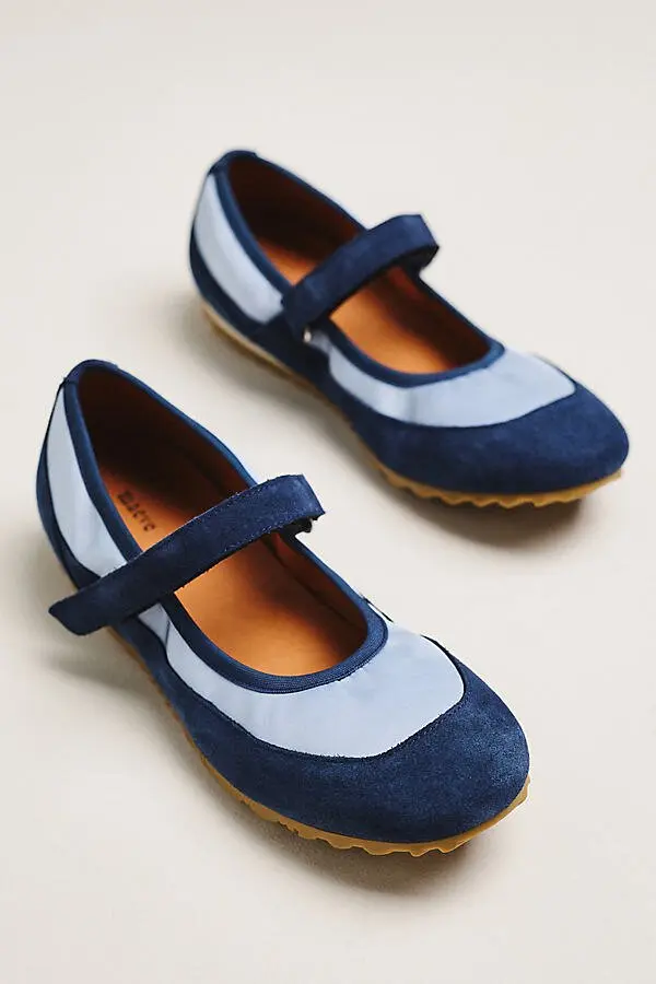 Maeve Mary Jane Sneaker Flats - Blue