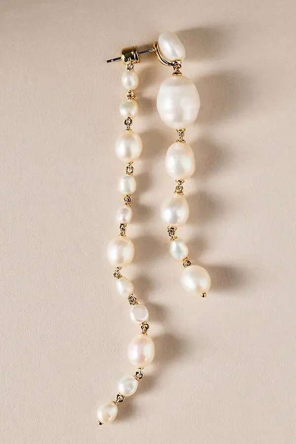 Nadri London Freshwater Pearl Drop Earrings