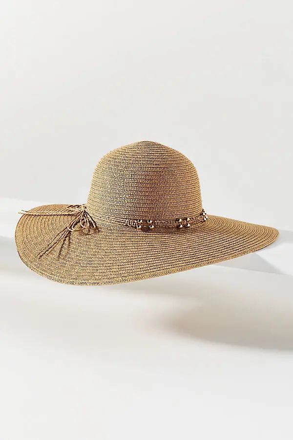 San Diego Hat Candy Braid Trim Floppy Hat