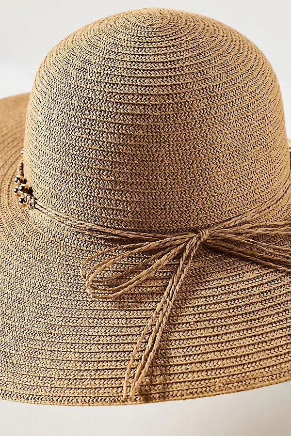 San Diego Hat Candy Braid Trim Floppy Hat