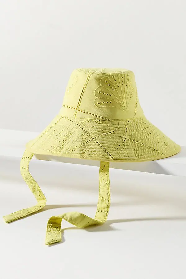 SUNSHINE TIENDA Lemonade Bucket Hat - Yellow